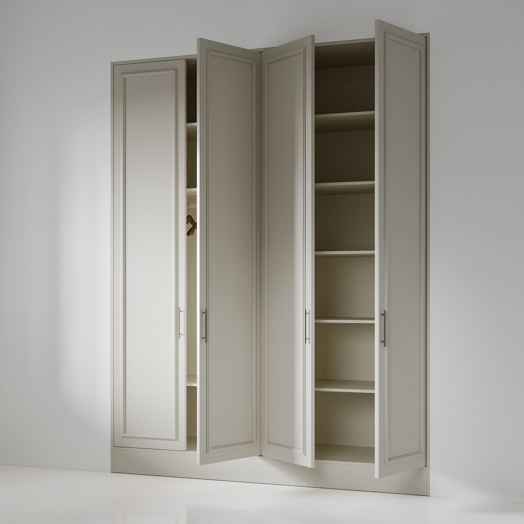 Wardrobe 006 3D Model - TurboSquid 1861145