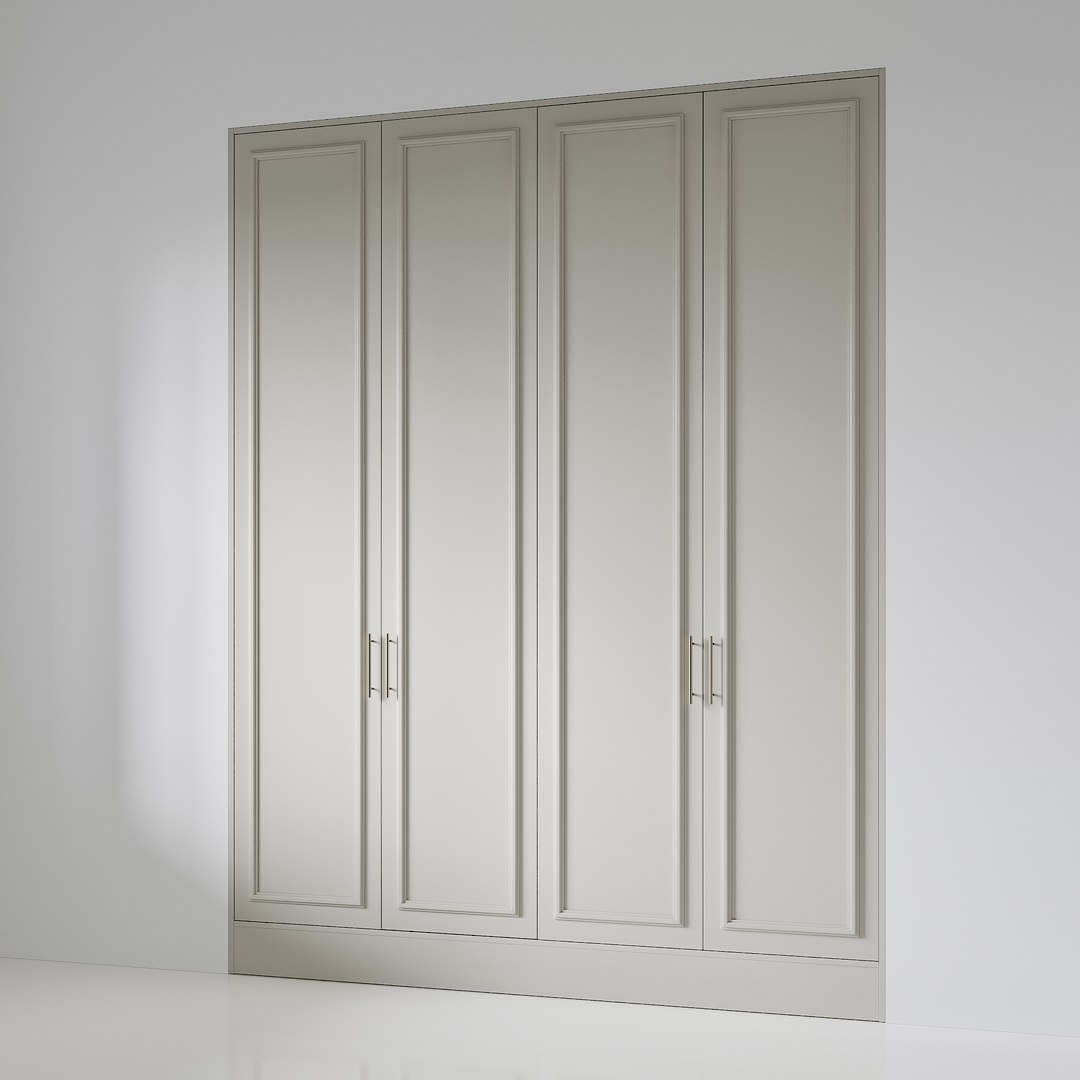 Wardrobe 006 3D Model - TurboSquid 1861145