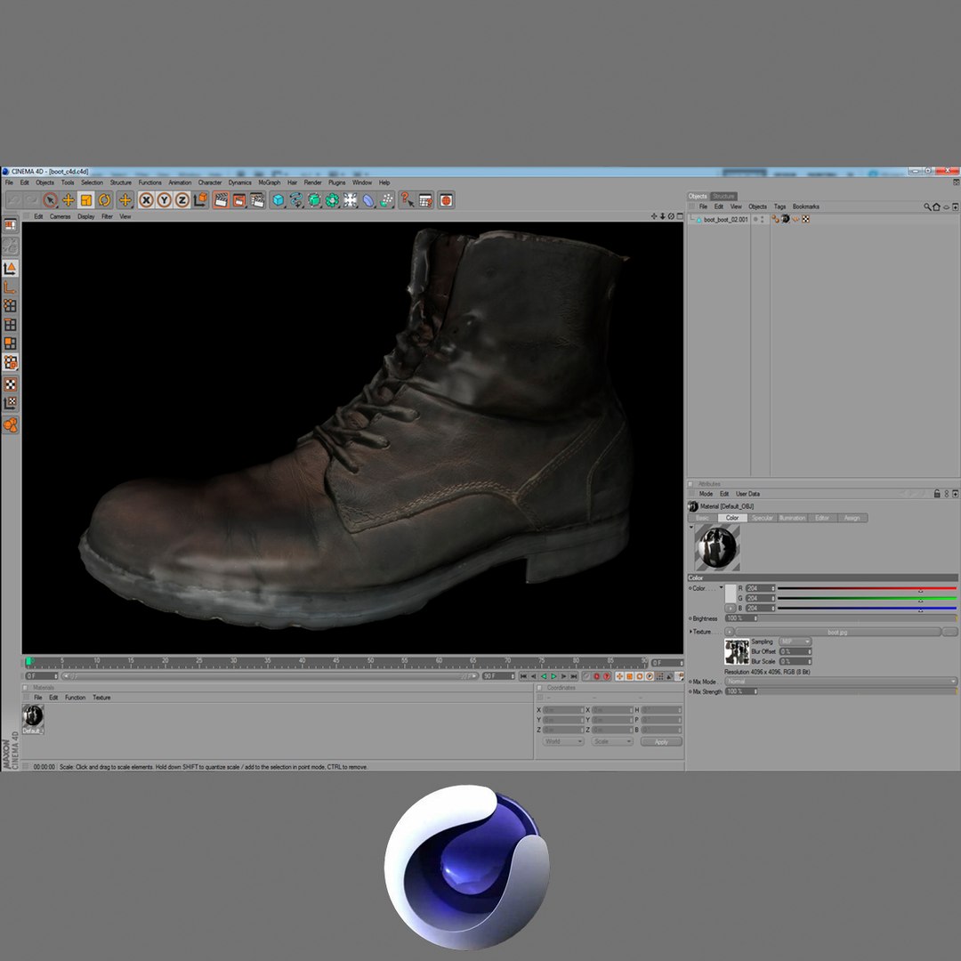 3D Boot Scan Model - TurboSquid 1574179