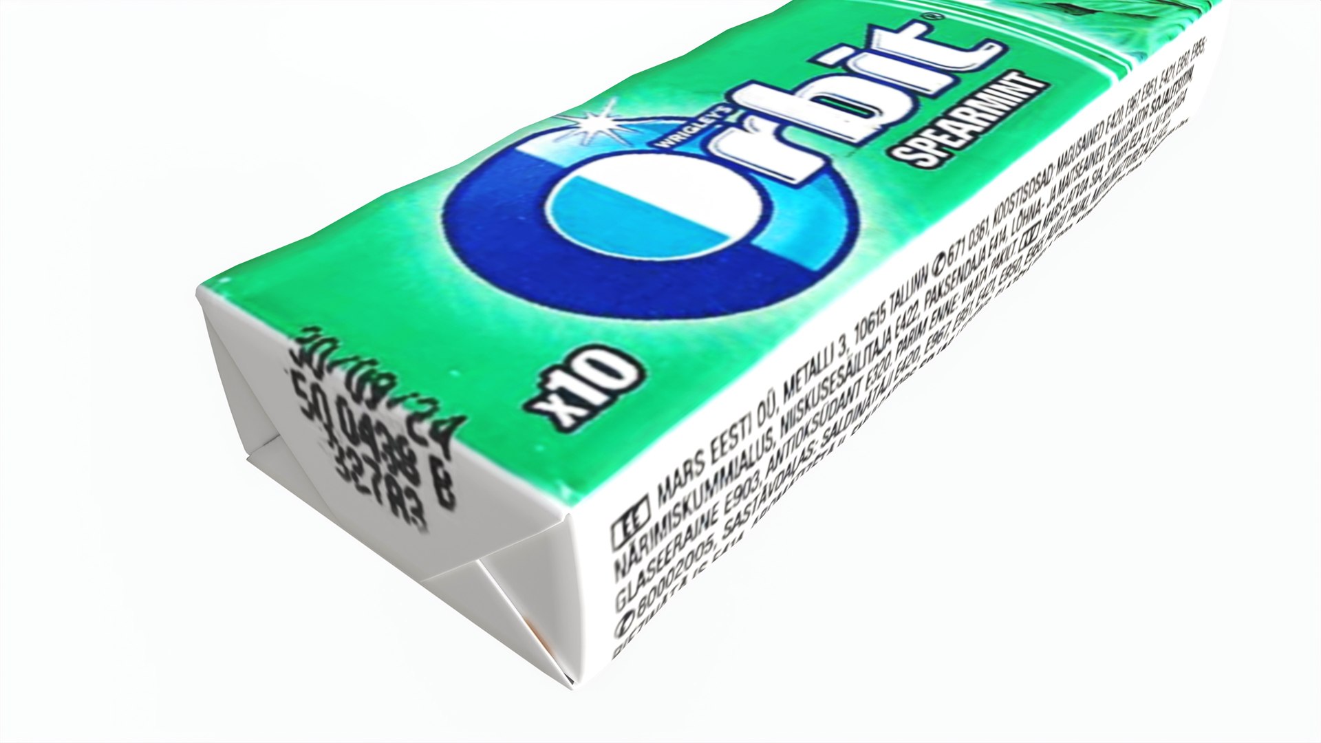 3D Pack Of Chewing Gum Orbit 01 Model - TurboSquid 2224902