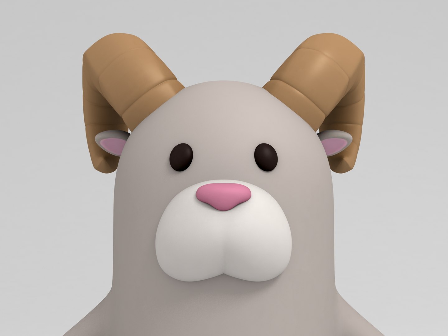 3D Ram Cartoon - TurboSquid 1294104