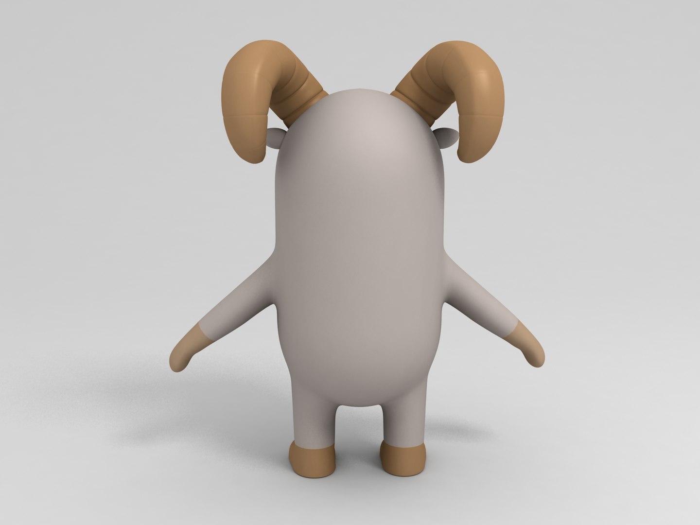 3D Ram Cartoon - TurboSquid 1294104