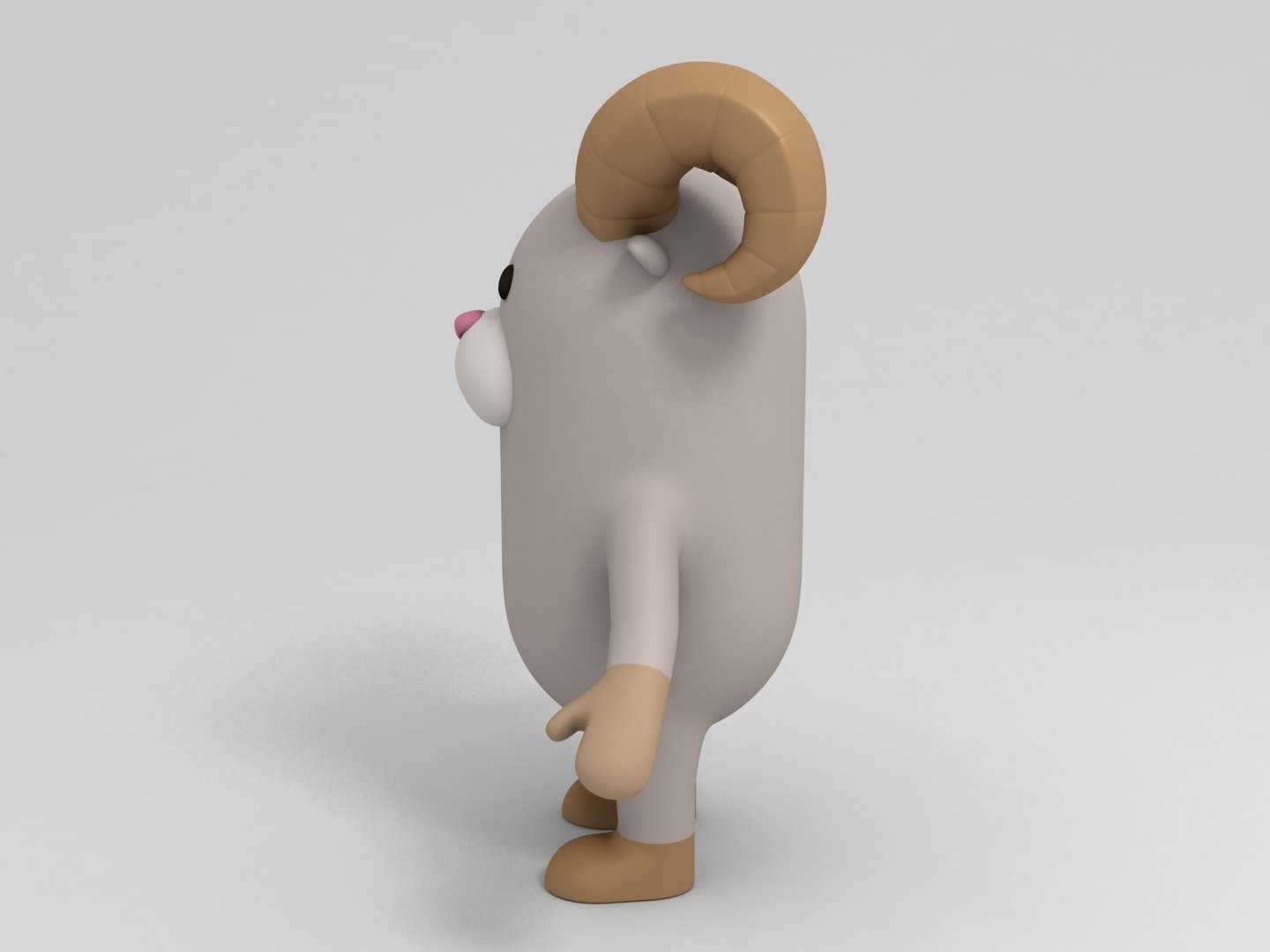 3D Ram Cartoon - TurboSquid 1294104