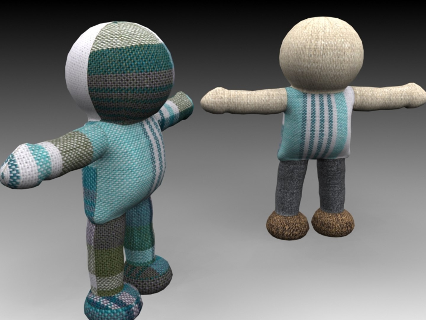 3d Model Rag Doll