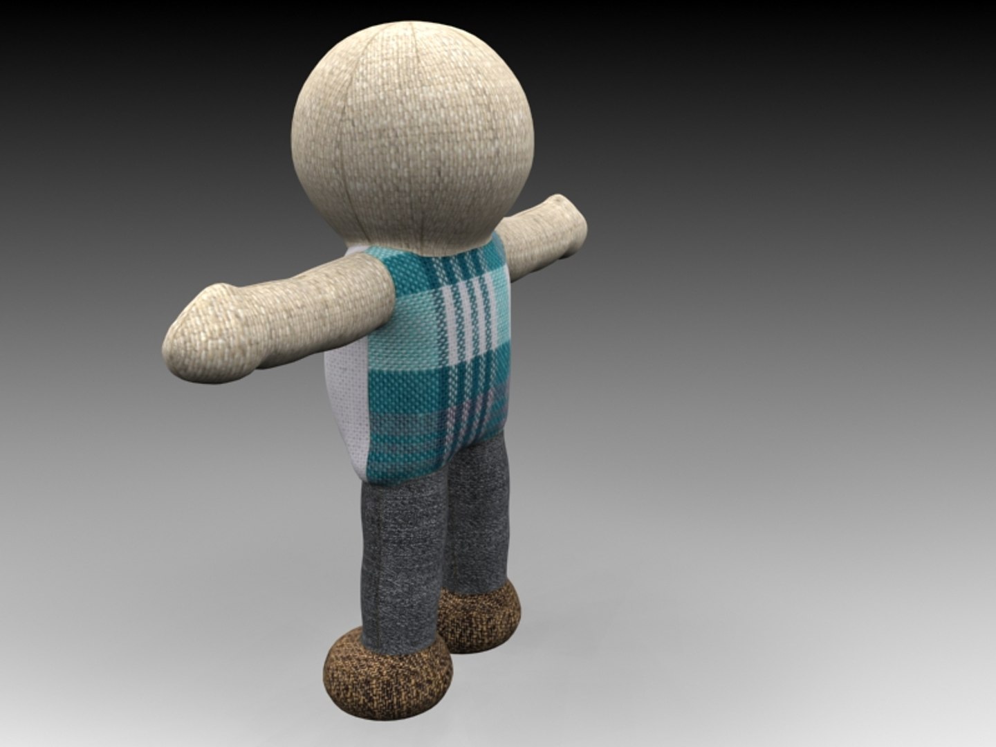3d Model Rag Doll