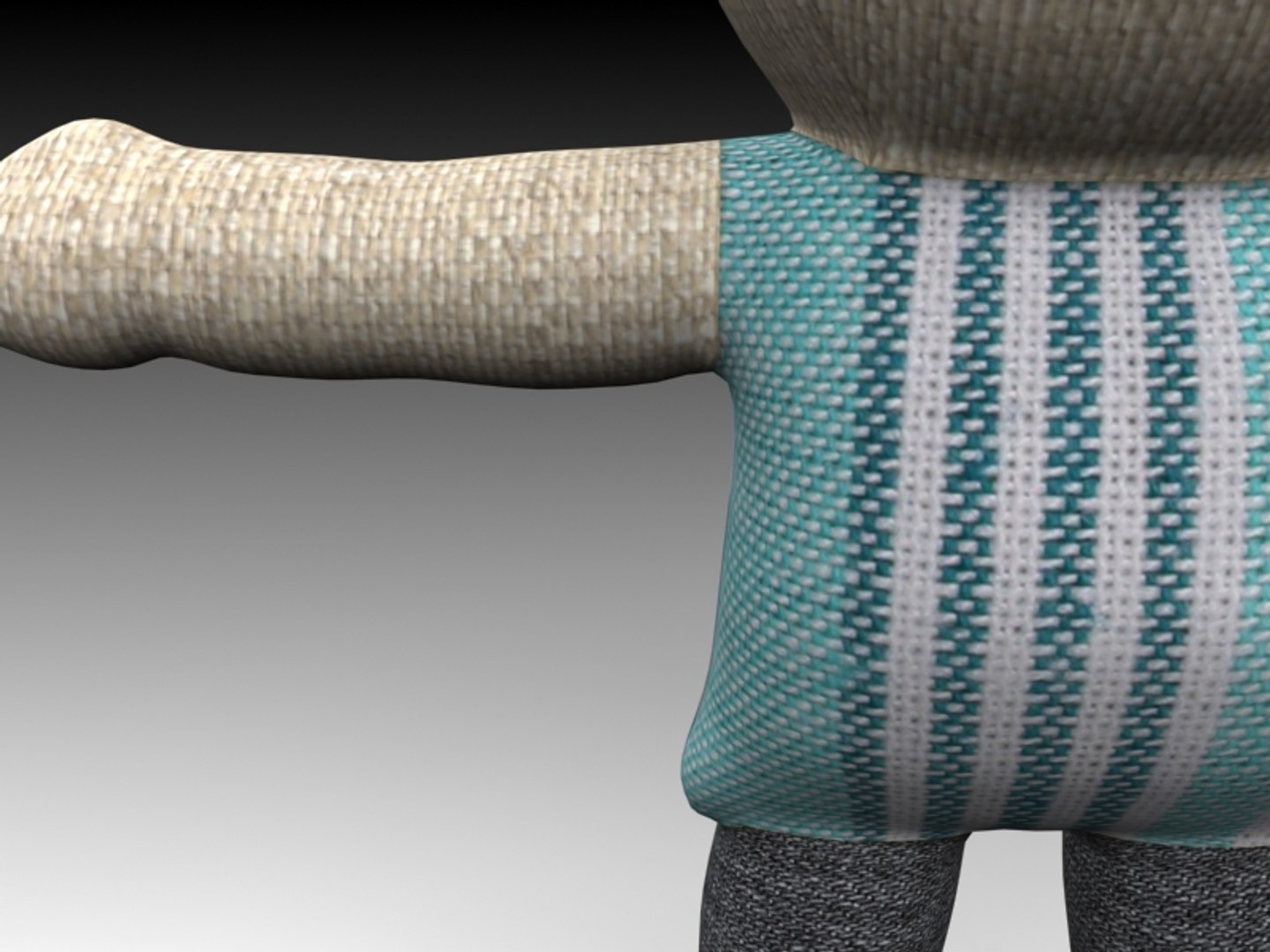 3d Model Rag Doll