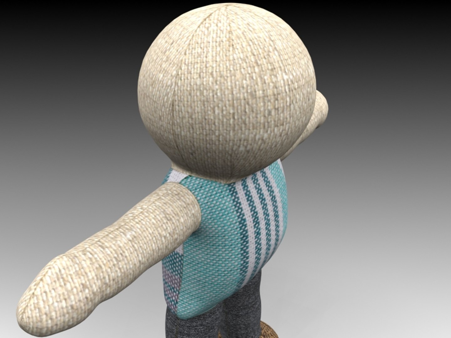 3d Model Rag Doll