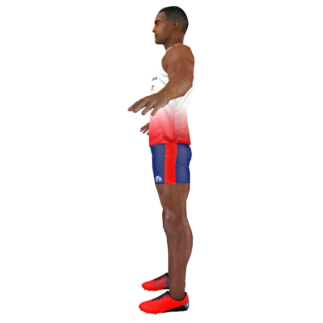 Sprinter Athlete Model - TurboSquid 1302408