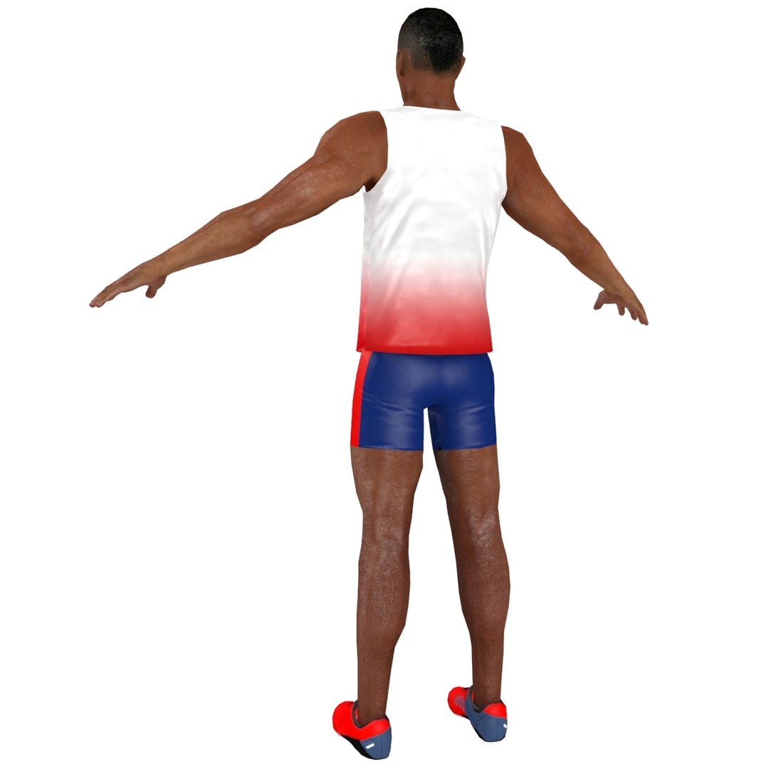 Sprinter Athlete Model - TurboSquid 1302408