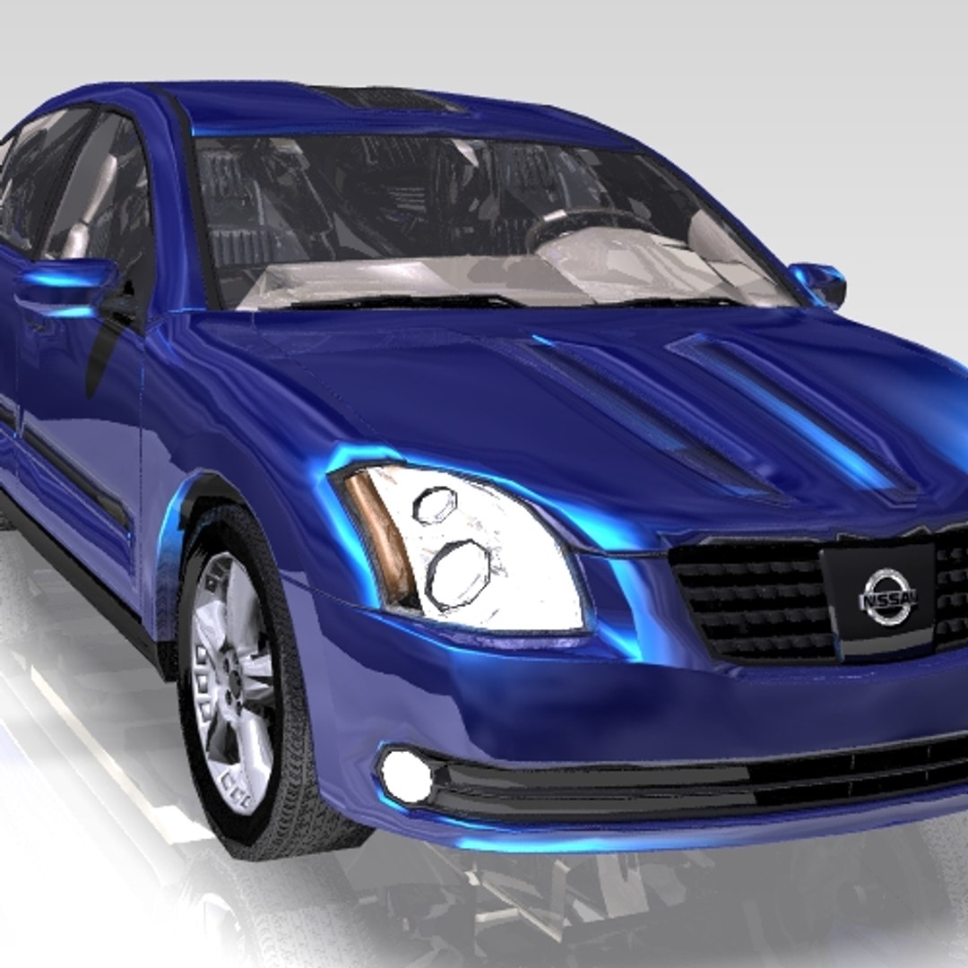 Car Nissan Maxima Sports 3d Max