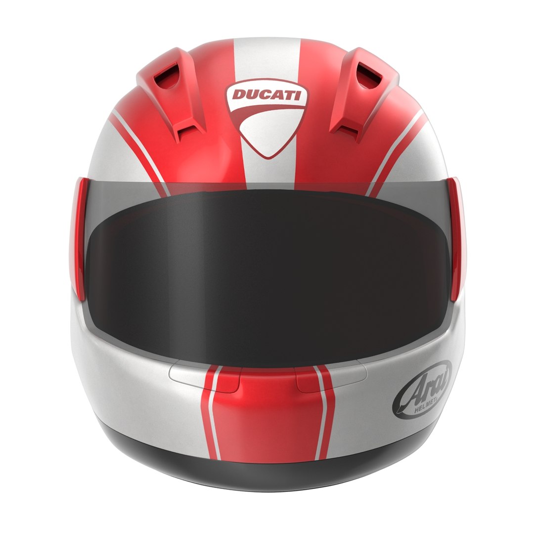 3d model motorcycle helmet