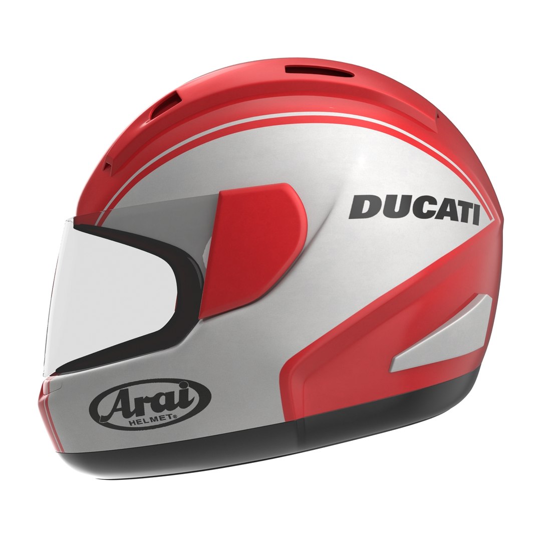 3d model motorcycle helmet