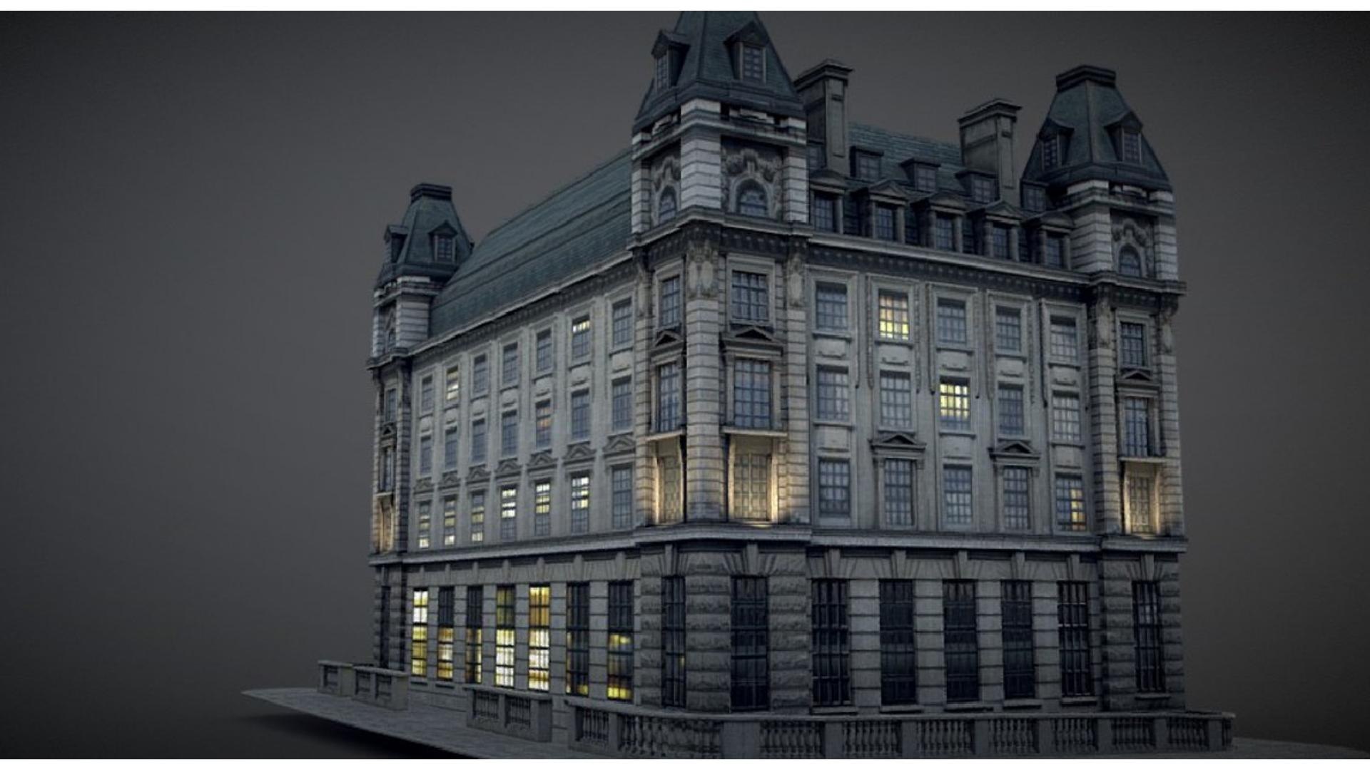 3D 3D Building House Model - TurboSquid 2280400