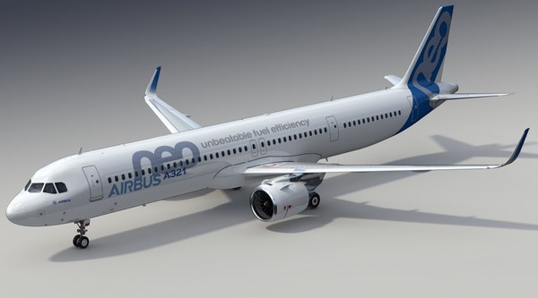 내부와 조종석을 갖춘 Airbus A321 Neo 3D 모델 - TurboSquid 2244655