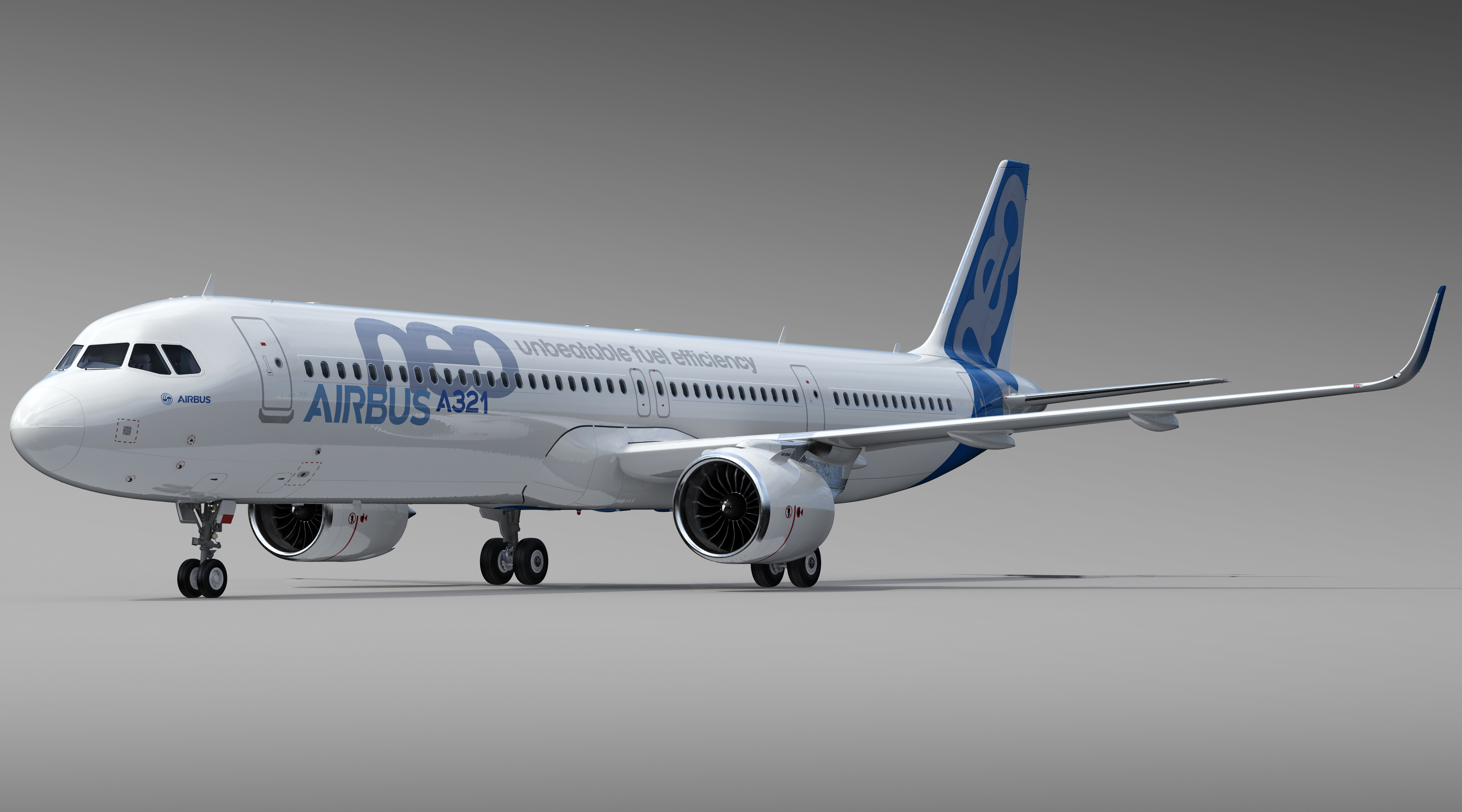 modelo 3d Airbus A321 Neo con interior y cabina - TurboSquid 2244655