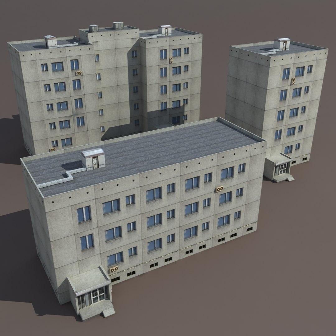 3d Residential Building Model