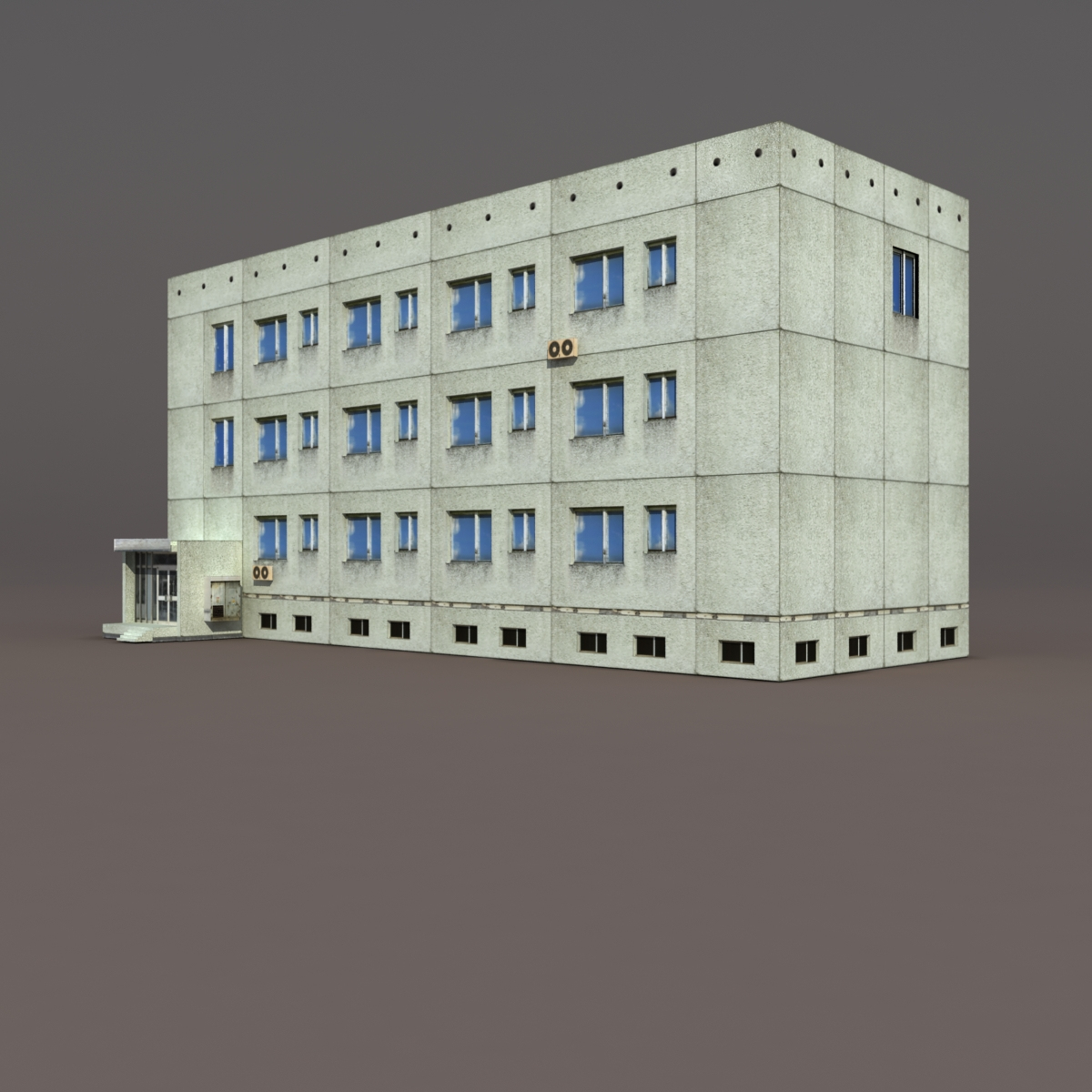3d residential building model