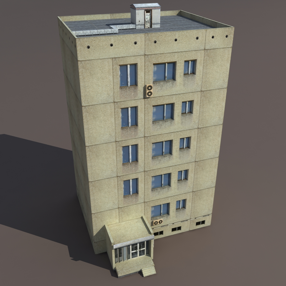 3d residential building model
