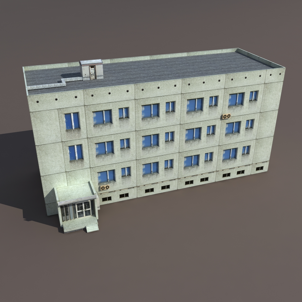 3d residential building model