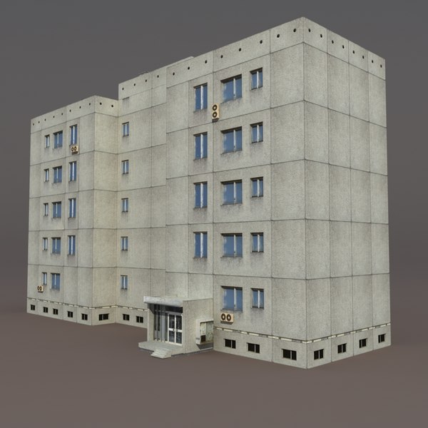 3d residential building model