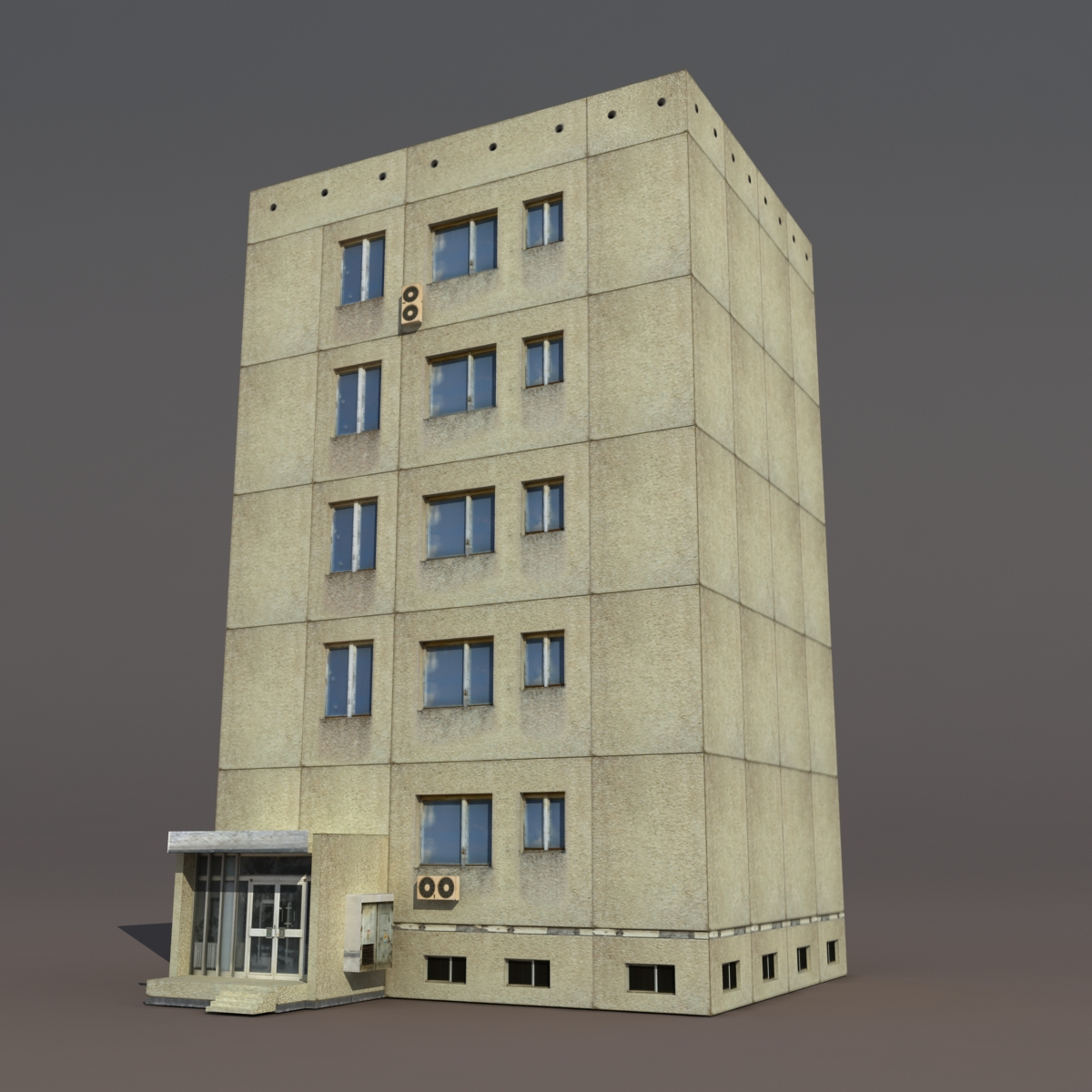 3d residential building model