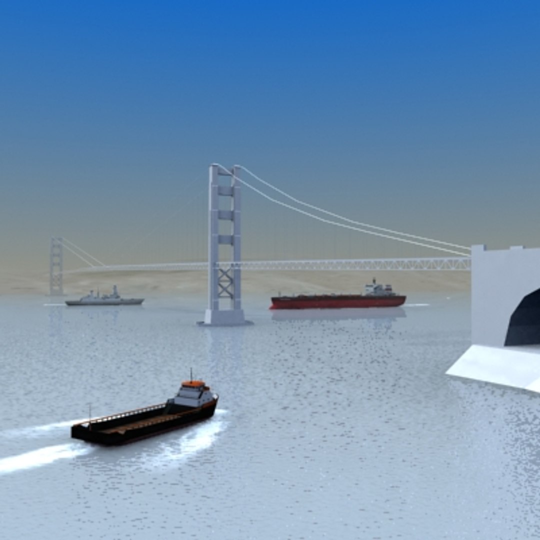 3d Model San Francisco Bay Environment