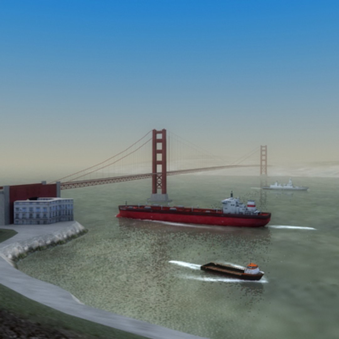 3d Model San Francisco Bay Environment