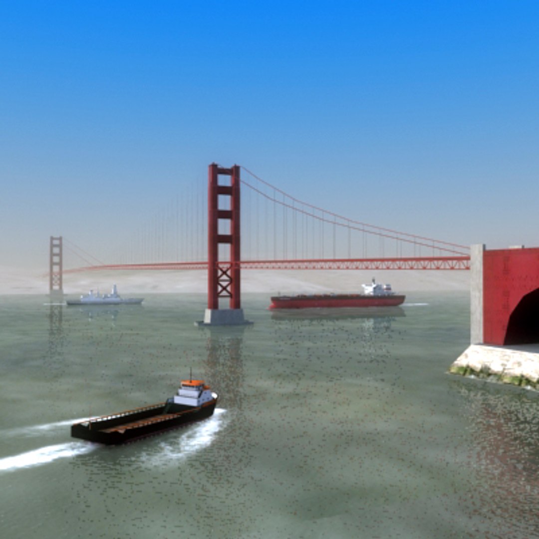 3d Model San Francisco Bay Environment