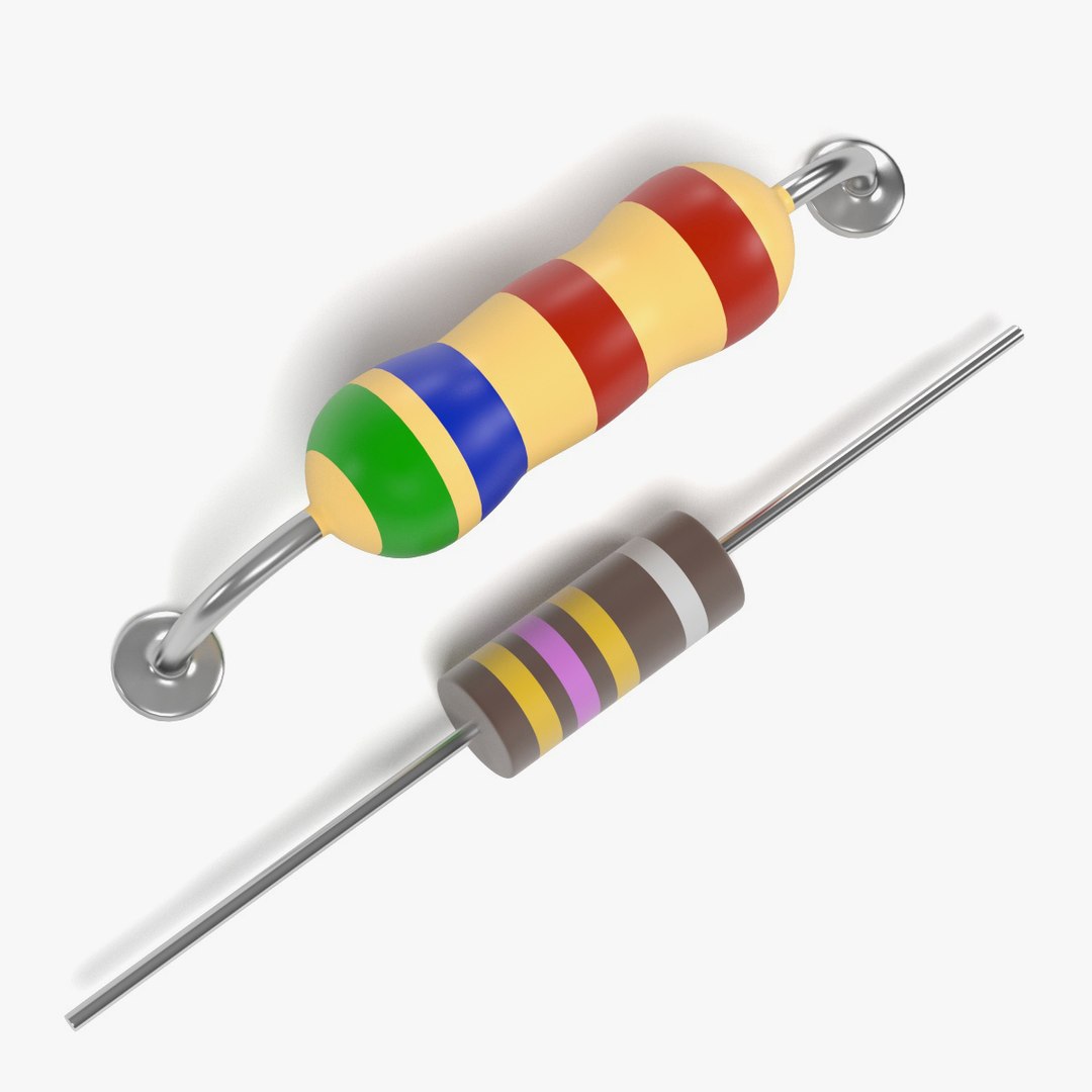 resistors 3d model