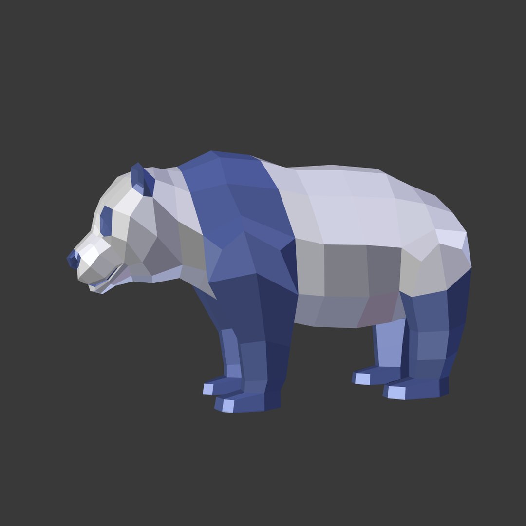 3D panda bear model - TurboSquid 1207436