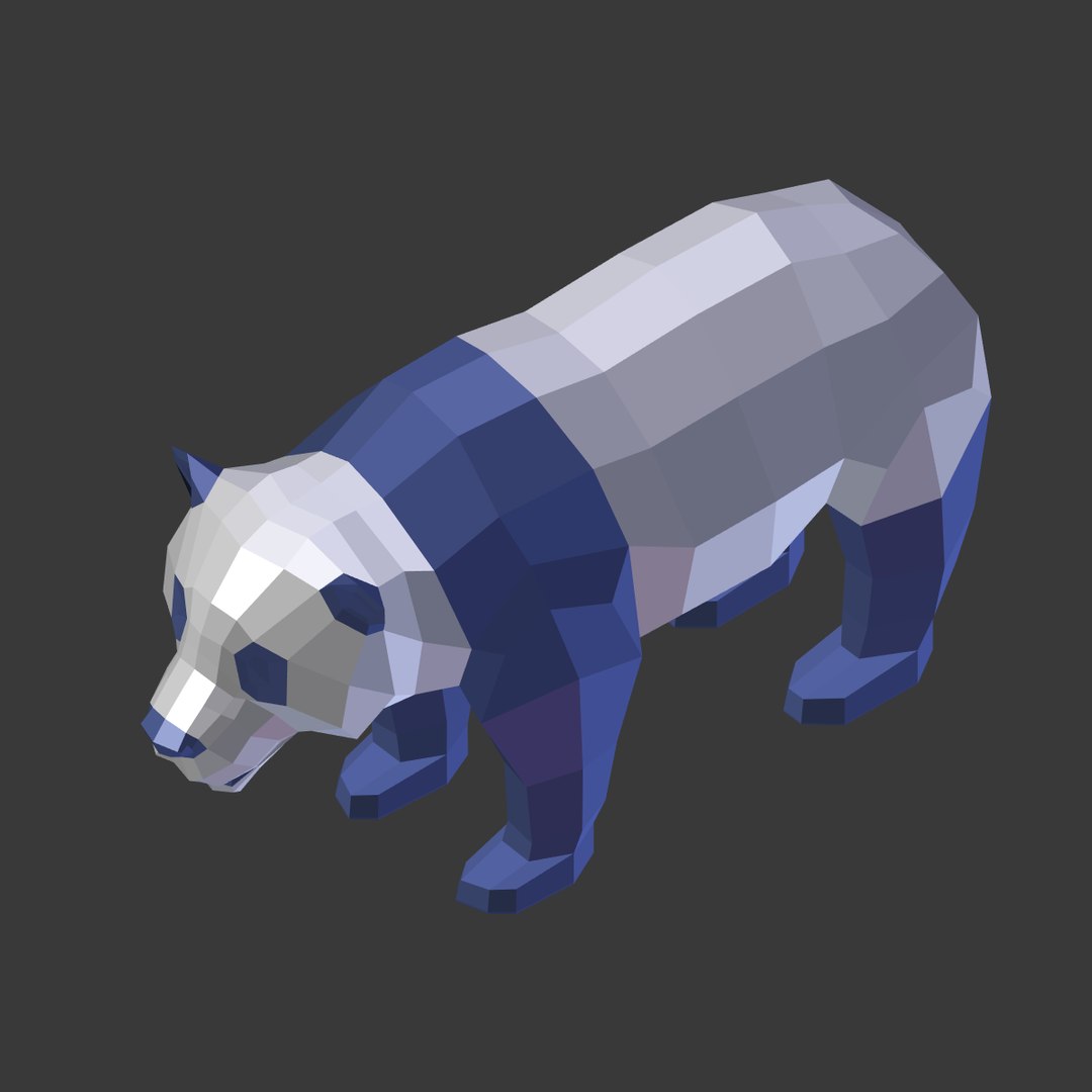 3D panda bear model - TurboSquid 1207436