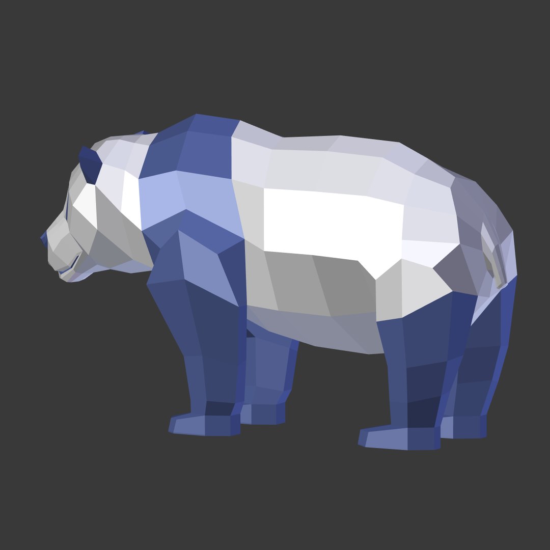3D panda bear model - TurboSquid 1207436