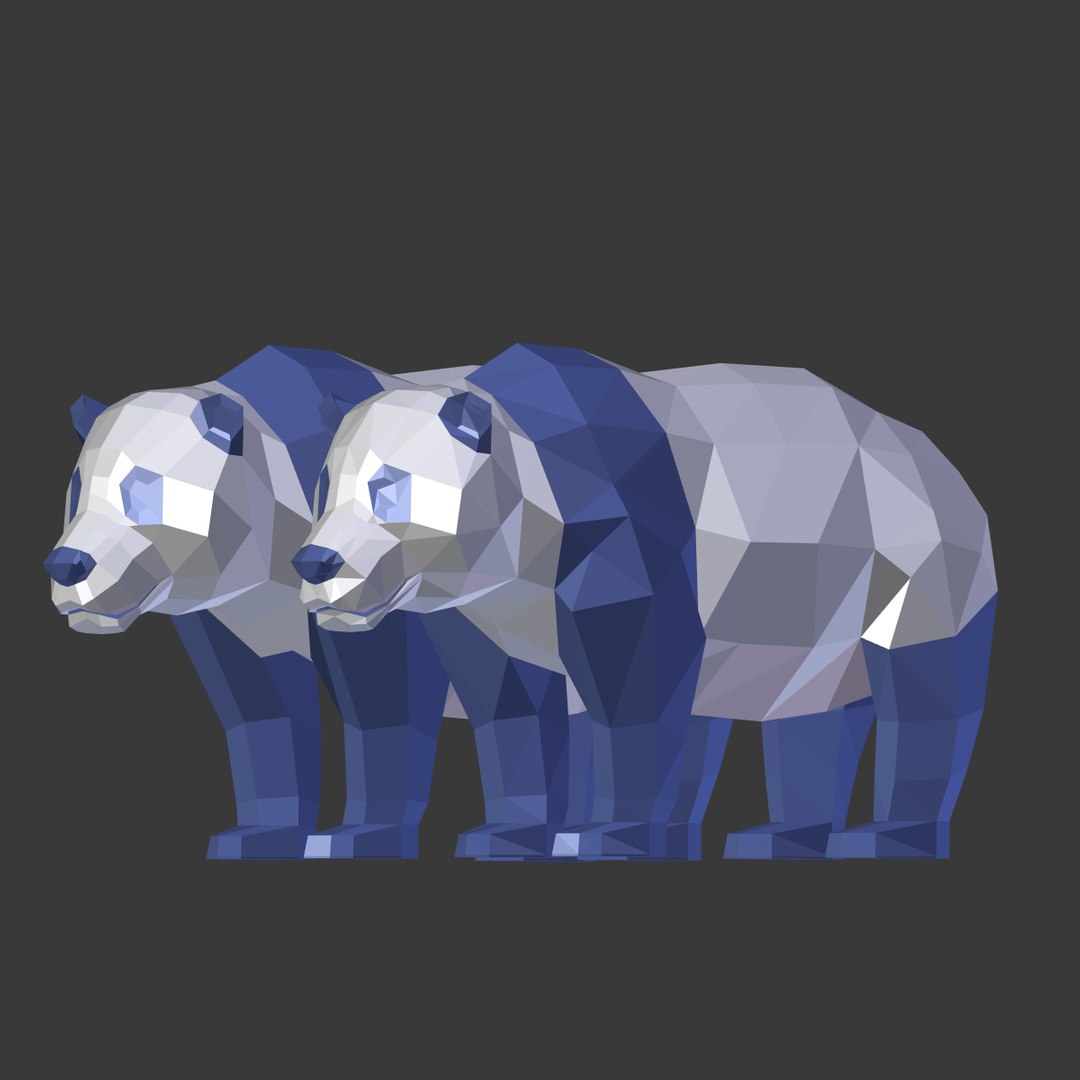 3D panda bear model - TurboSquid 1207436