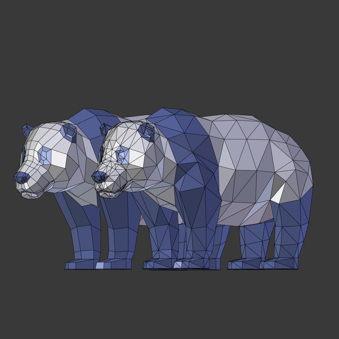 3D panda bear model - TurboSquid 1207436