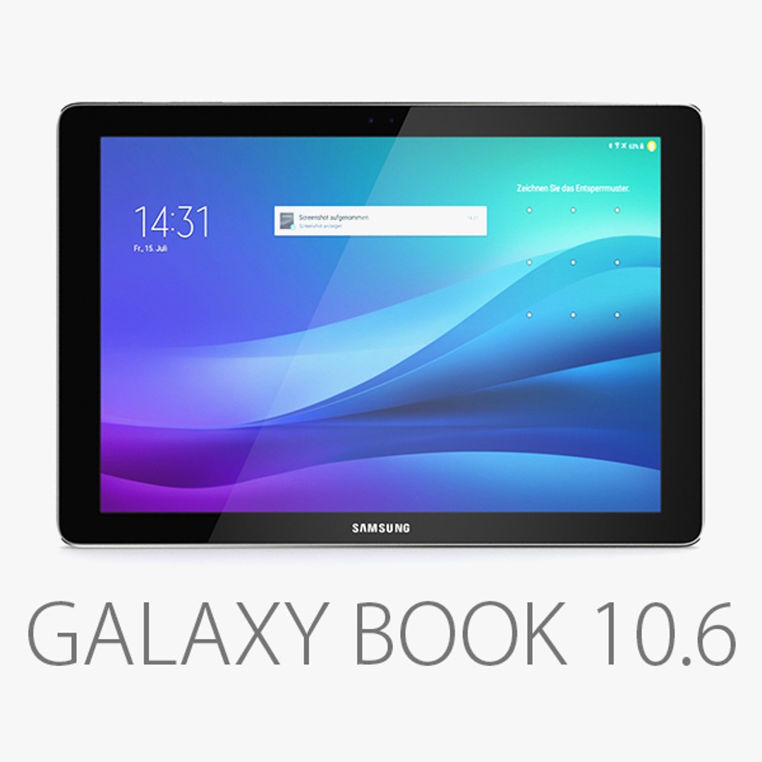 Samsung galaxy book 10 3D model - TurboSquid 1182022