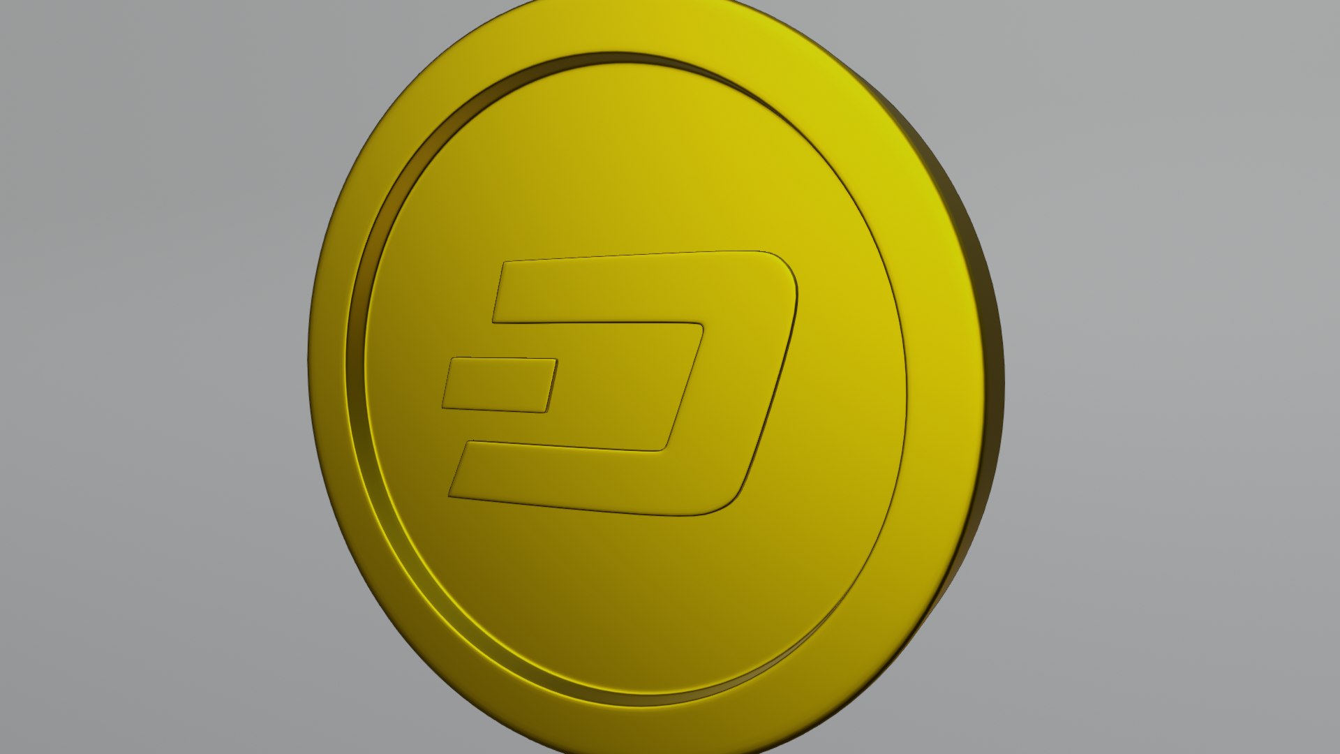 Dash Coin 3D - TurboSquid 1914074