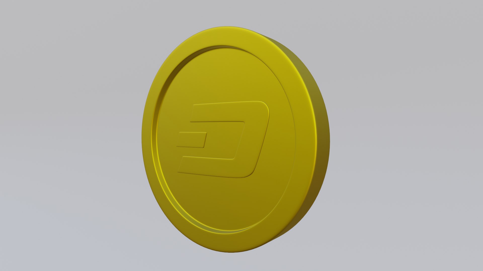 Dash Coin 3D - TurboSquid 1914074