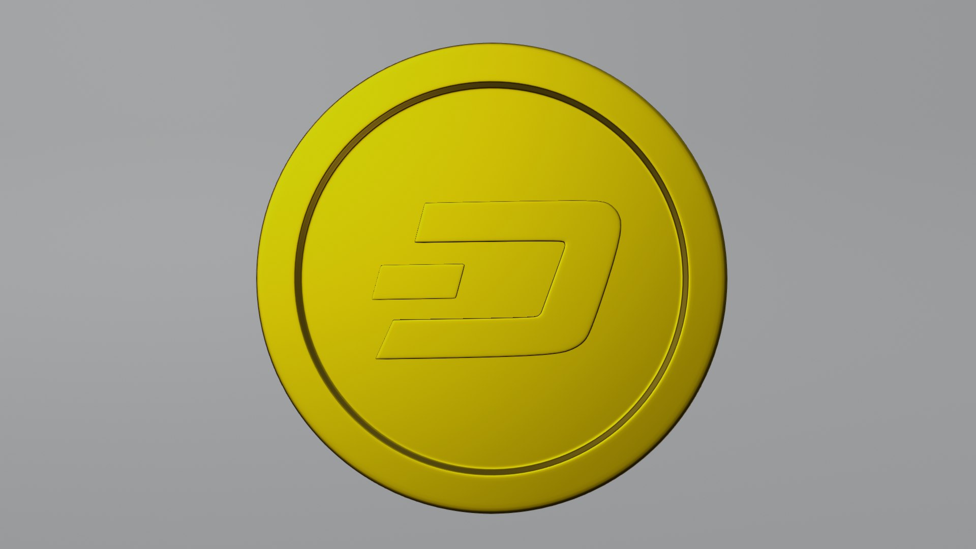 Dash Coin 3D - TurboSquid 1914074