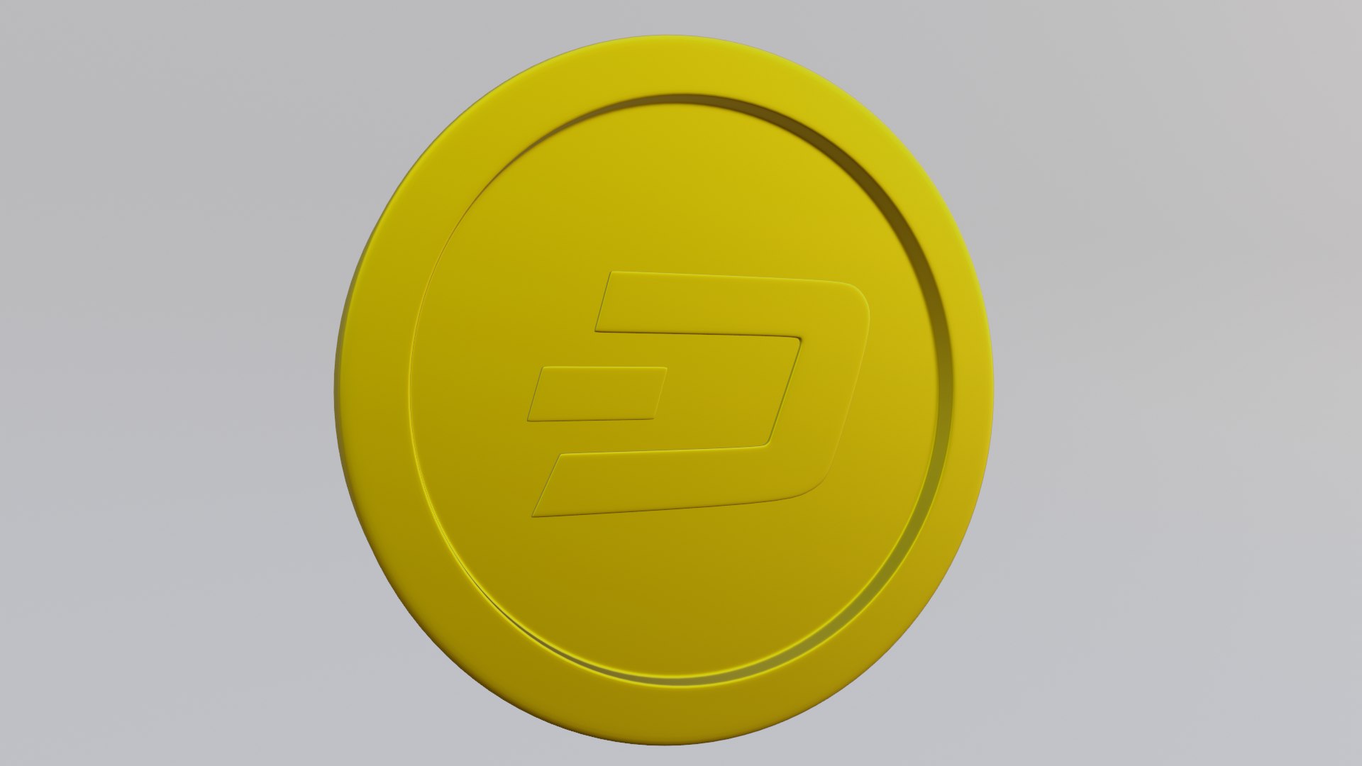 Dash Coin 3D - TurboSquid 1914074