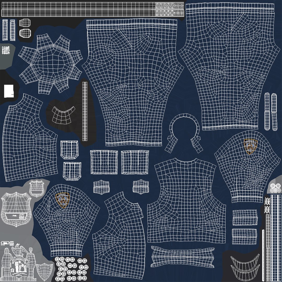 Large NYPD Enforcement Agent Rigged Model - TurboSquid 2436927
