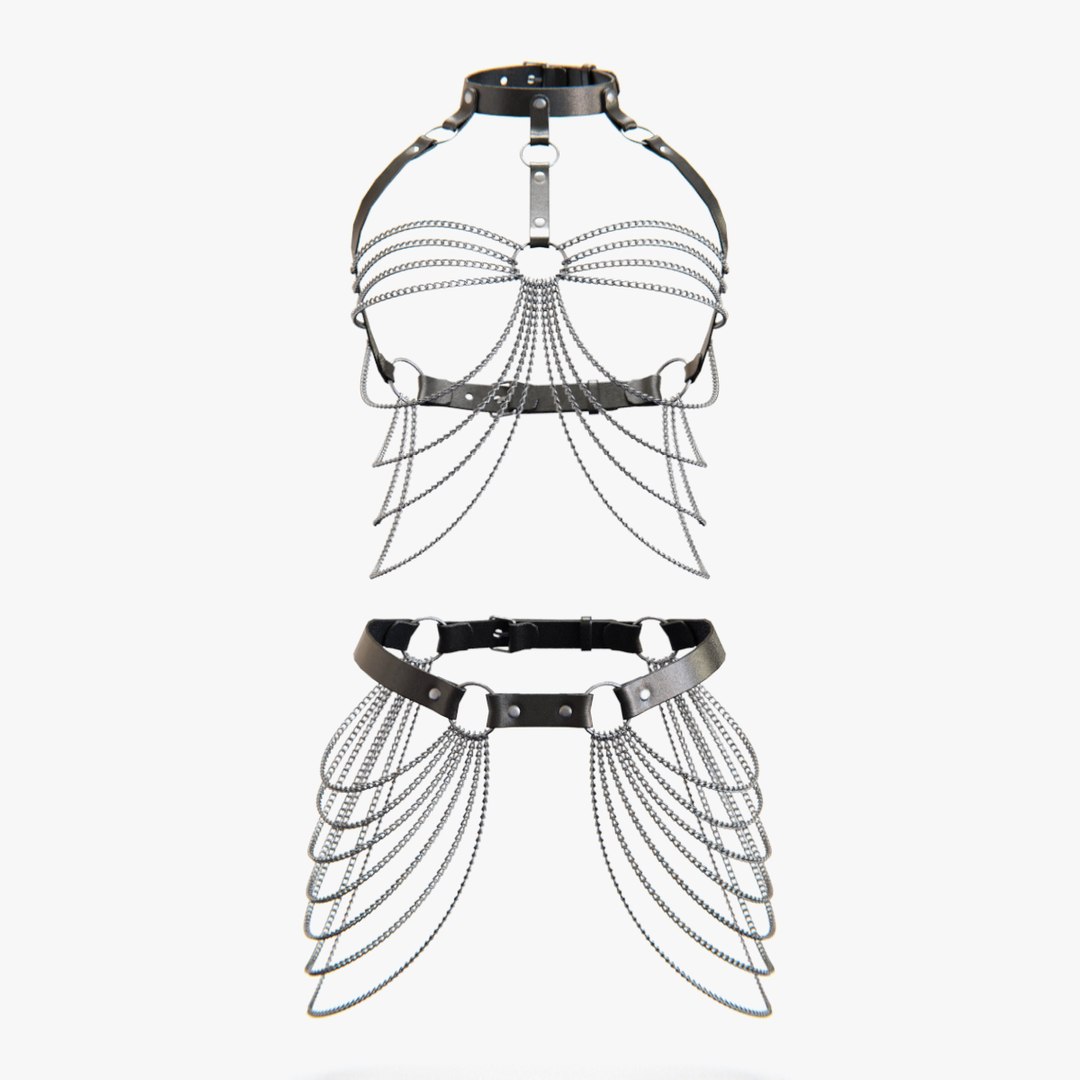 3D Chain Harness Portupeya - TurboSquid 1936224