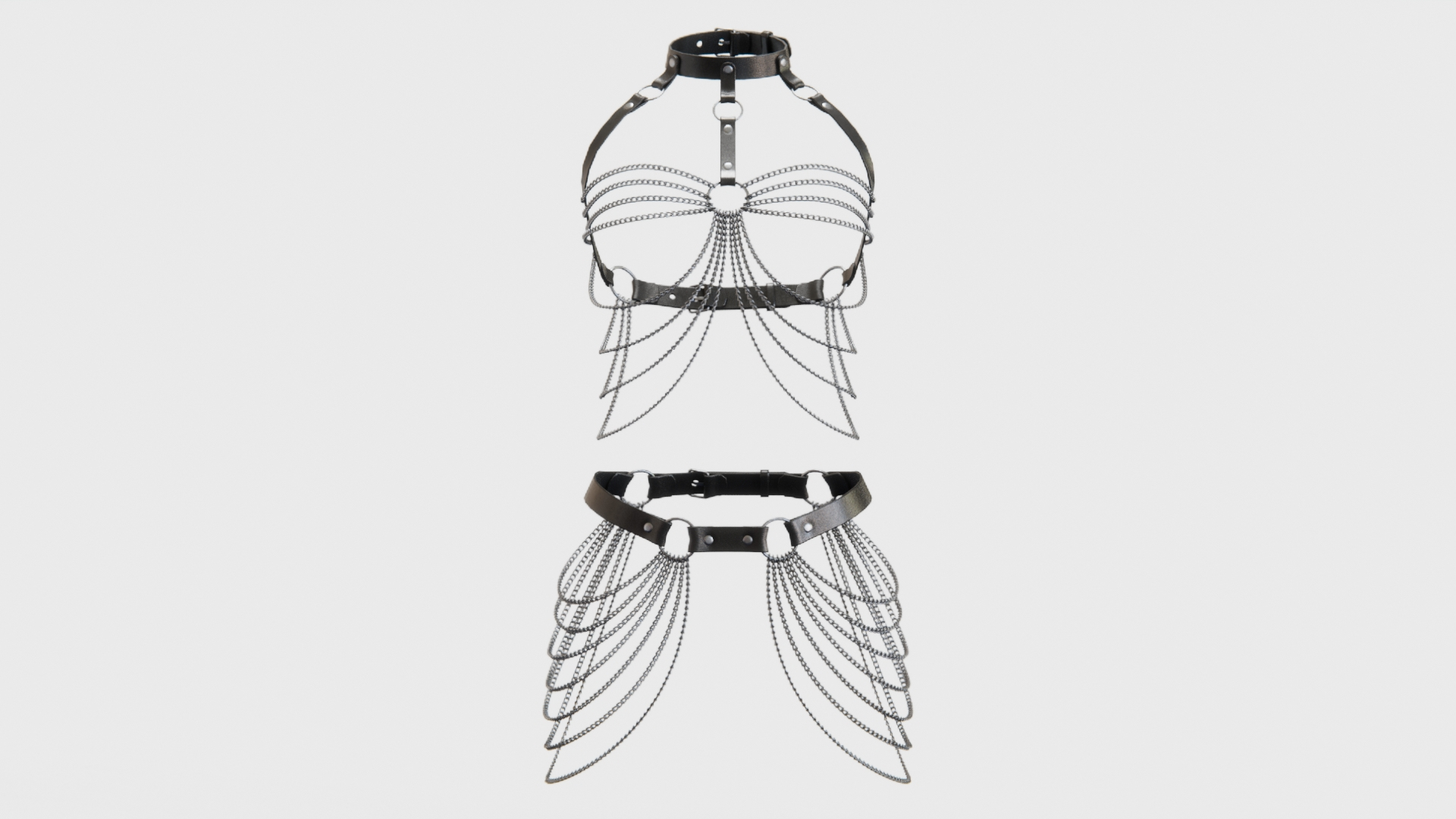 3D Chain Harness Portupeya - TurboSquid 1936224