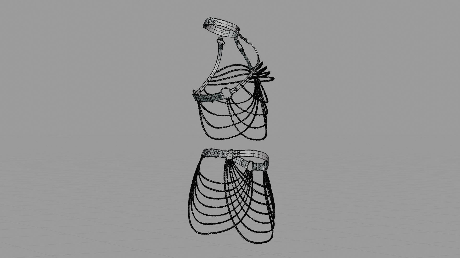 3D Chain Harness Portupeya - TurboSquid 1936224