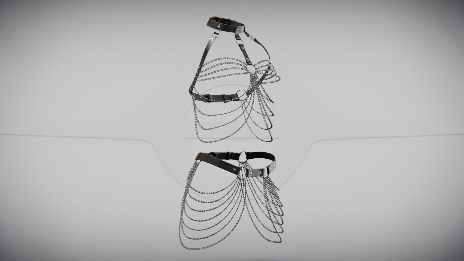 3D Chain Harness Portupeya - TurboSquid 1936224