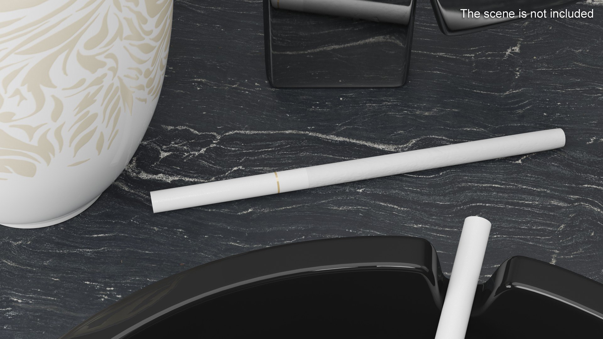 Cigarette Super Slim Gold 3D - TurboSquid 2281791