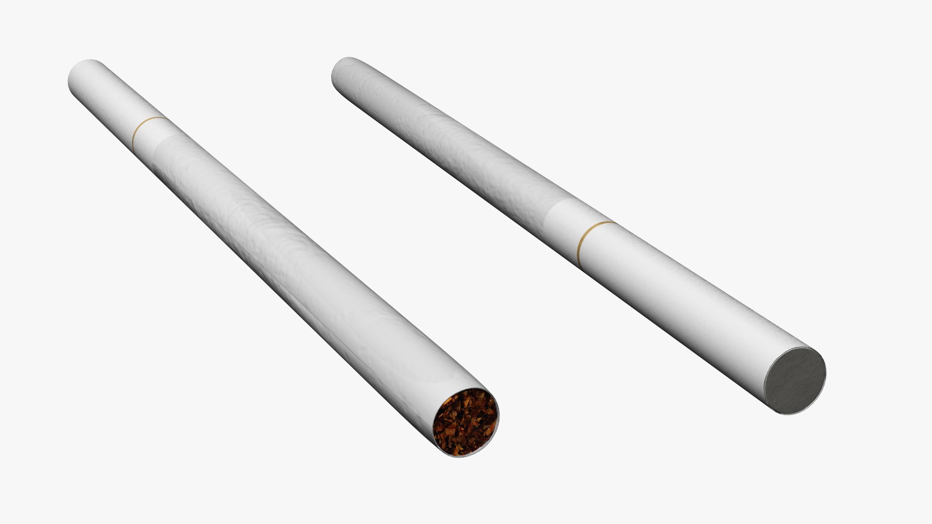 Cigarette Super Slim Gold 3D - TurboSquid 2281791