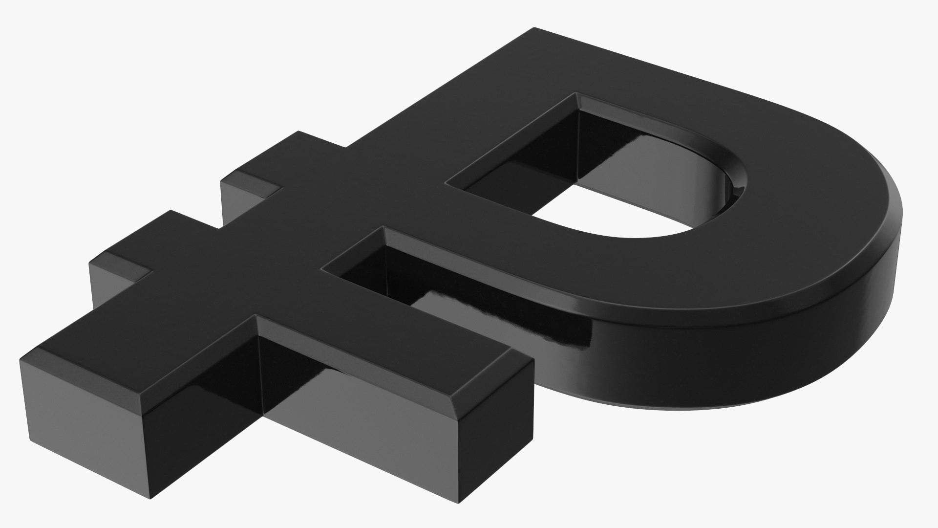 3D Russian Rouble Currency Symbol Model - TurboSquid 1686404