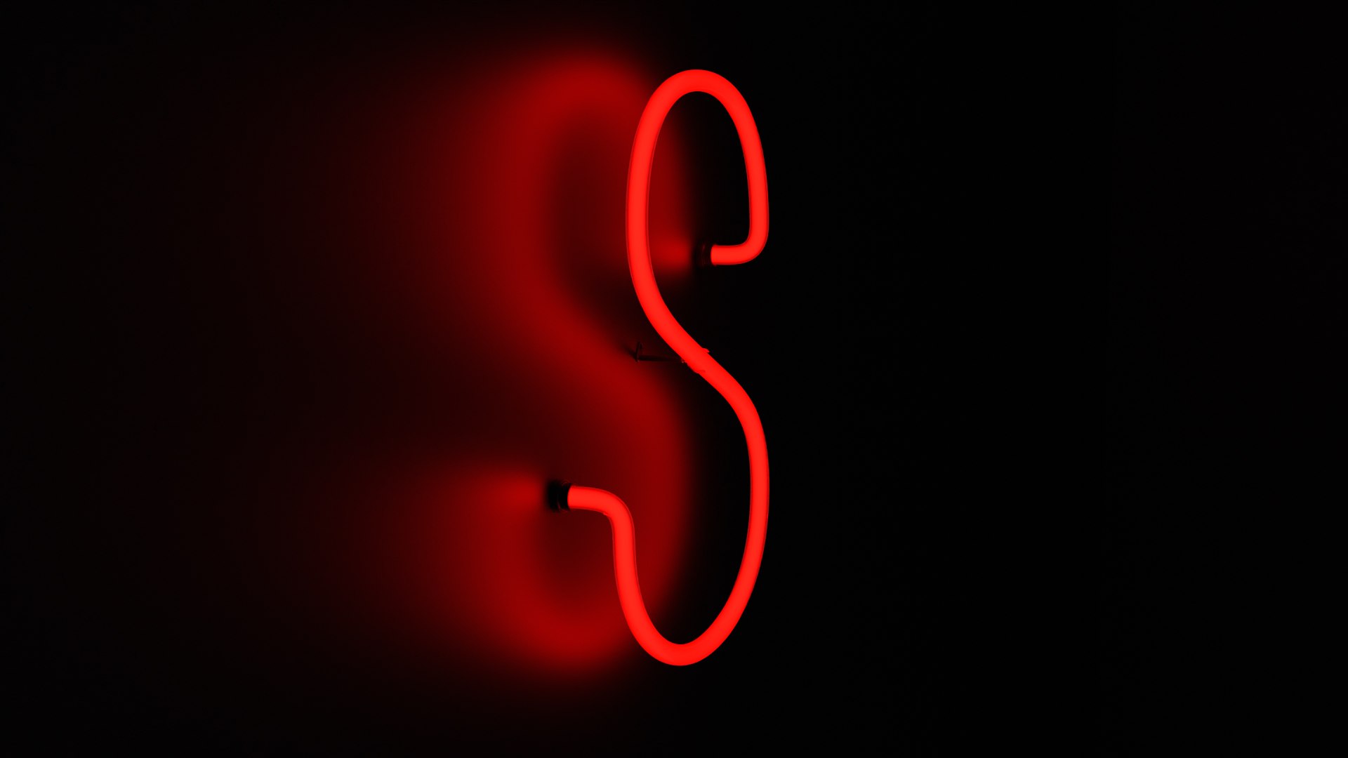 3D Neon Red Alphabet S Model - TurboSquid 2158260