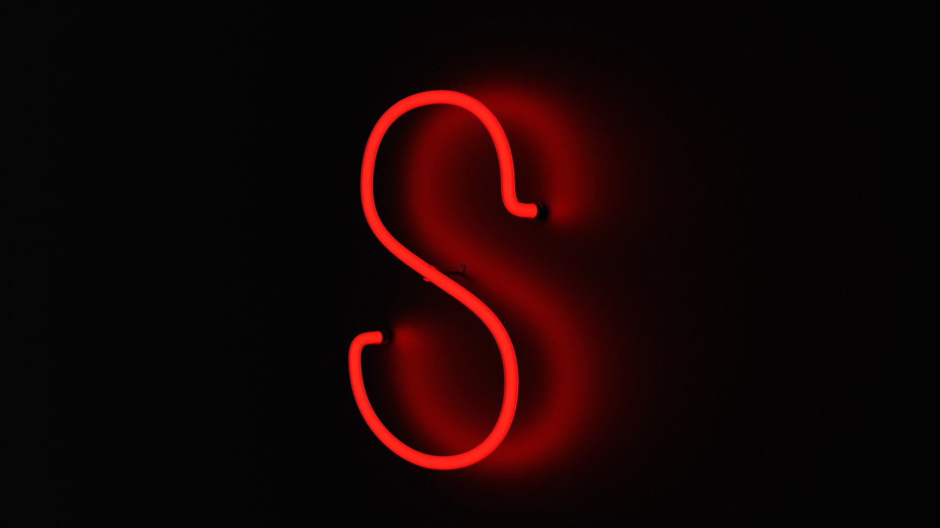 3D Neon Red Alphabet S Model - TurboSquid 2158260