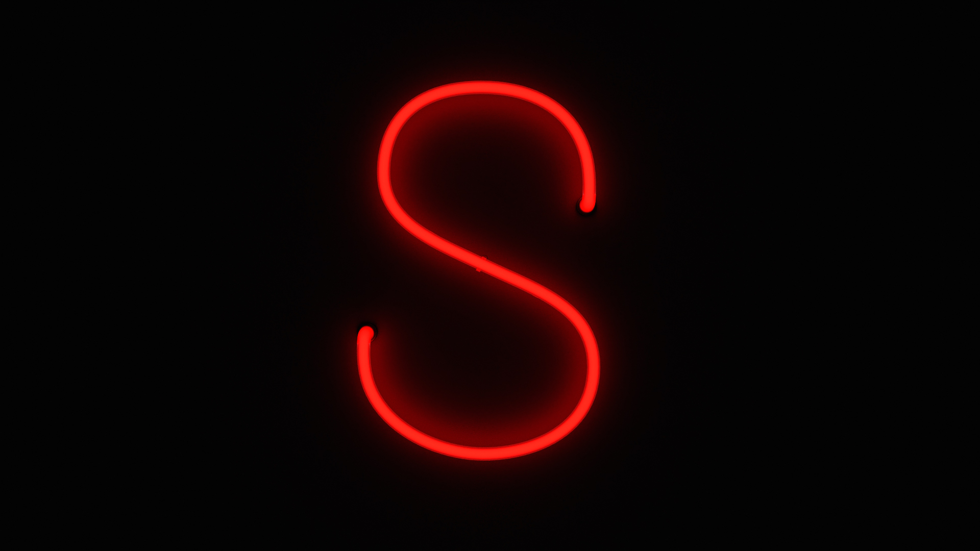 3D Neon Red Alphabet S Model - TurboSquid 2158260